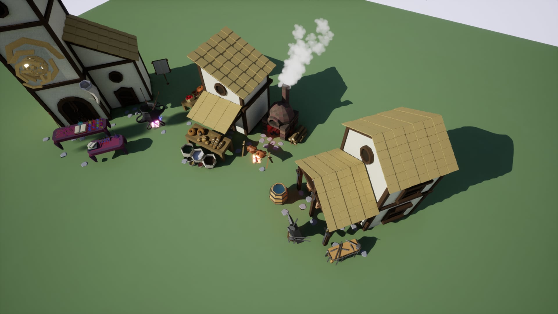 Low Poly Old Trade in Environments - UE Marketplace