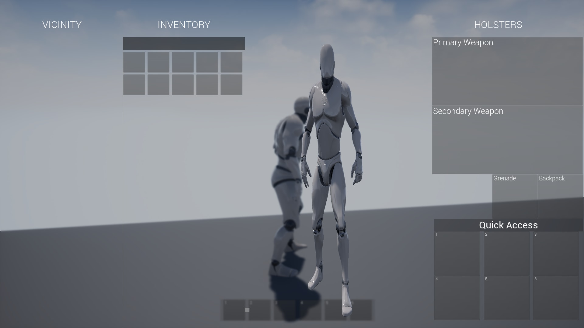 在蓝图创建的Advanced Drag & Drop Inventory System with Action Bar - 虚幻引擎商城
