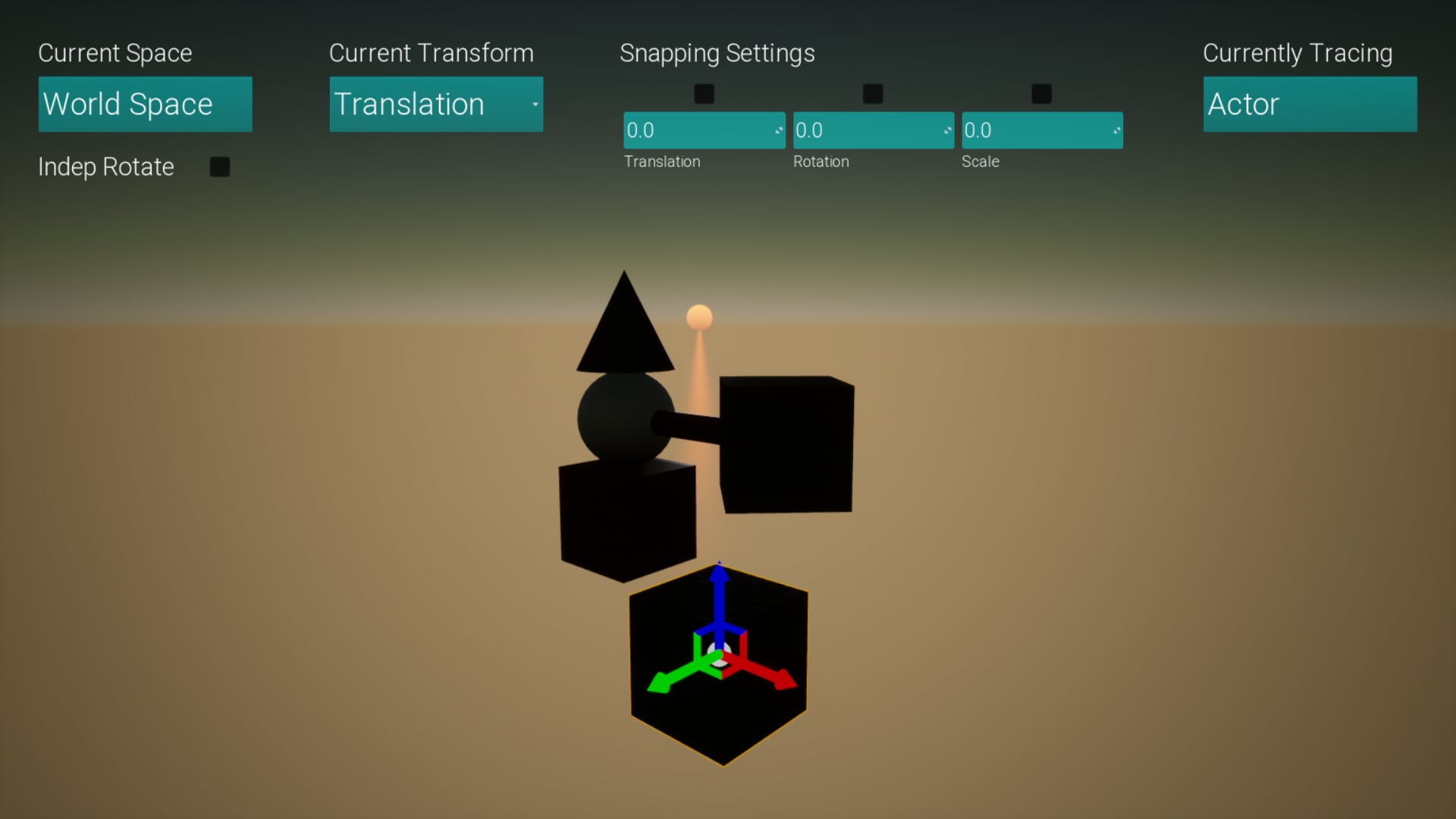 在代码插件创建的Runtime Transformer Tool (Gizmo) - 虚幻引擎商城 在代码插件创建的Runtime Transformer Tool (Gizmo) - 虚幻引擎商城