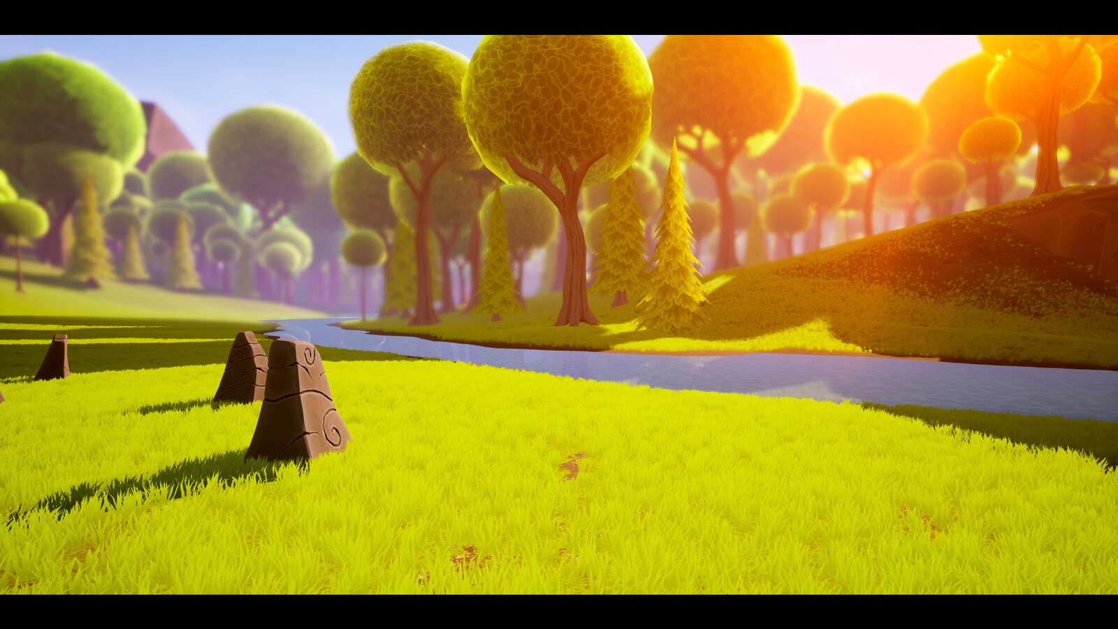 Stylized Mountain Landscape, 카테고리 배경 - UE 마켓플레이스