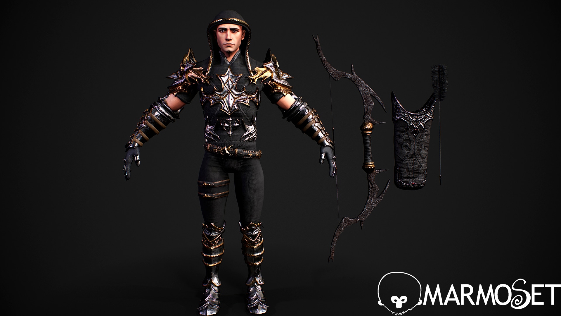 Dark Archer Man in Characters - UE Marketplace