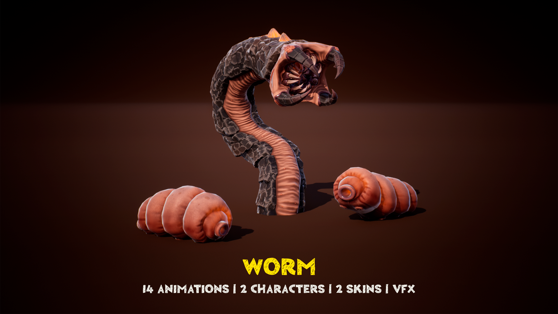 Worm, 카테고리 캐릭터 - UE 마켓플레이스