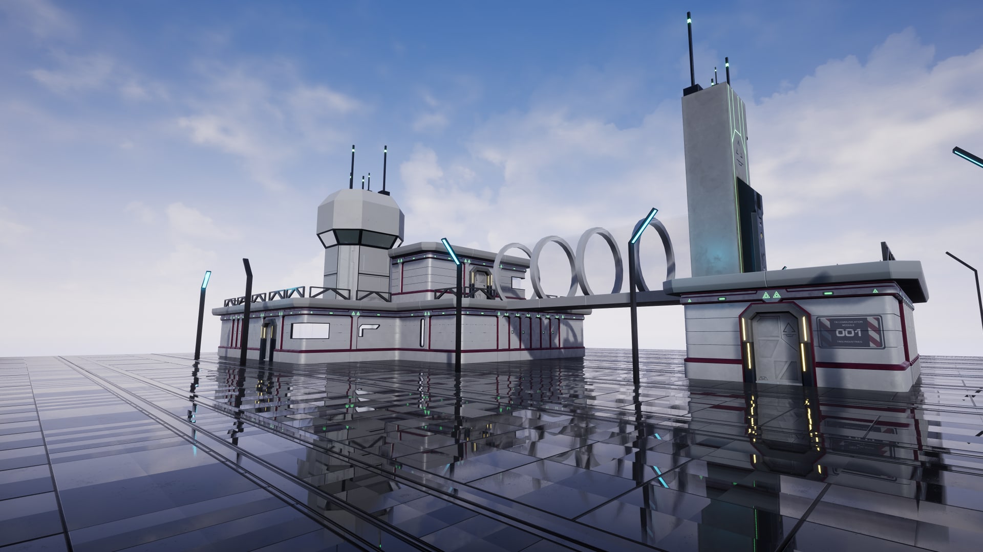 Space Science Fiction Building