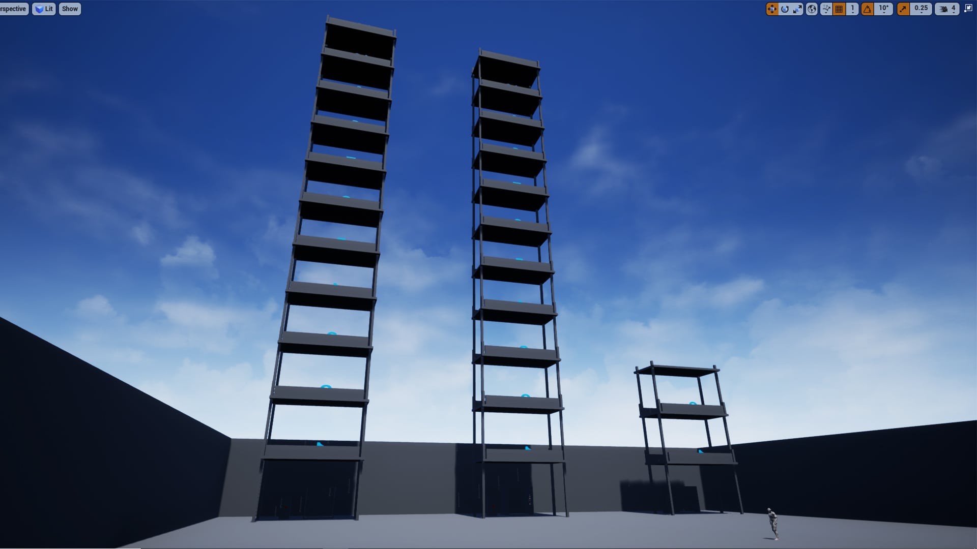 Multi storey Blueprint elevator & VR in Blueprints - UE Marketplace