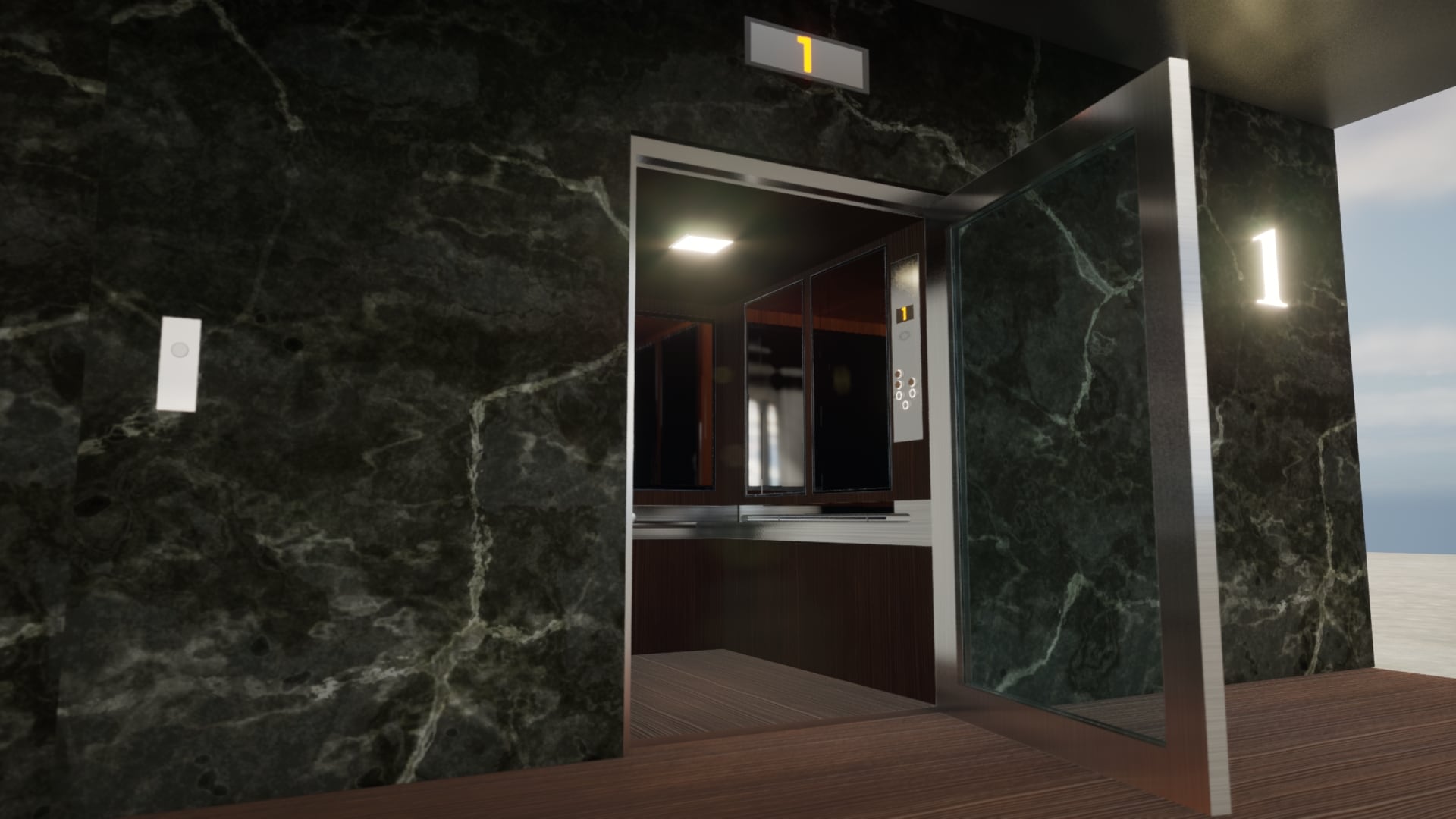 Elevator with Blueprints (Line Trace & Widgets) in Blueprints - UE ...