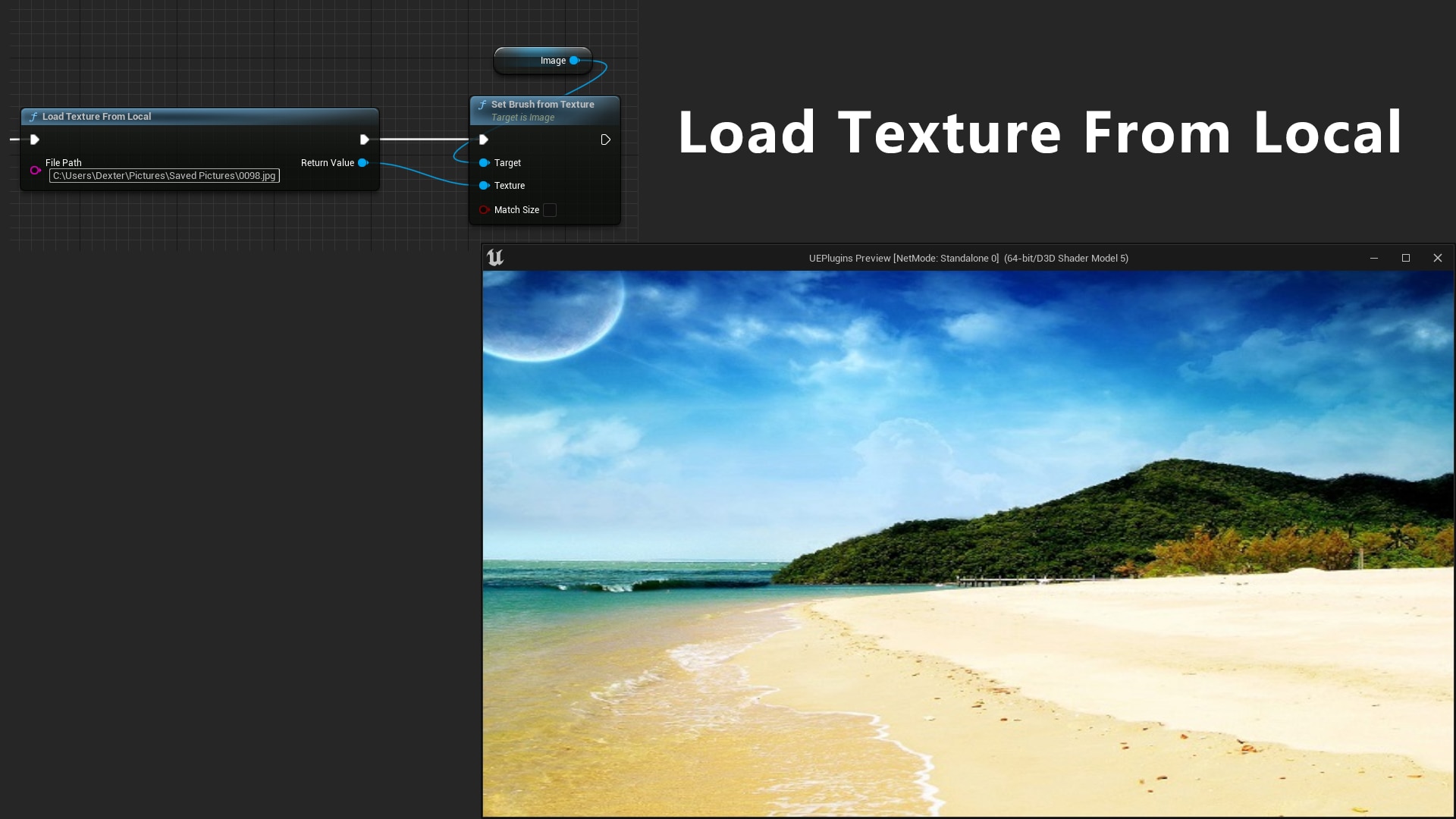 Runtime Load Texture in Code Plugins - UE Marketplace
