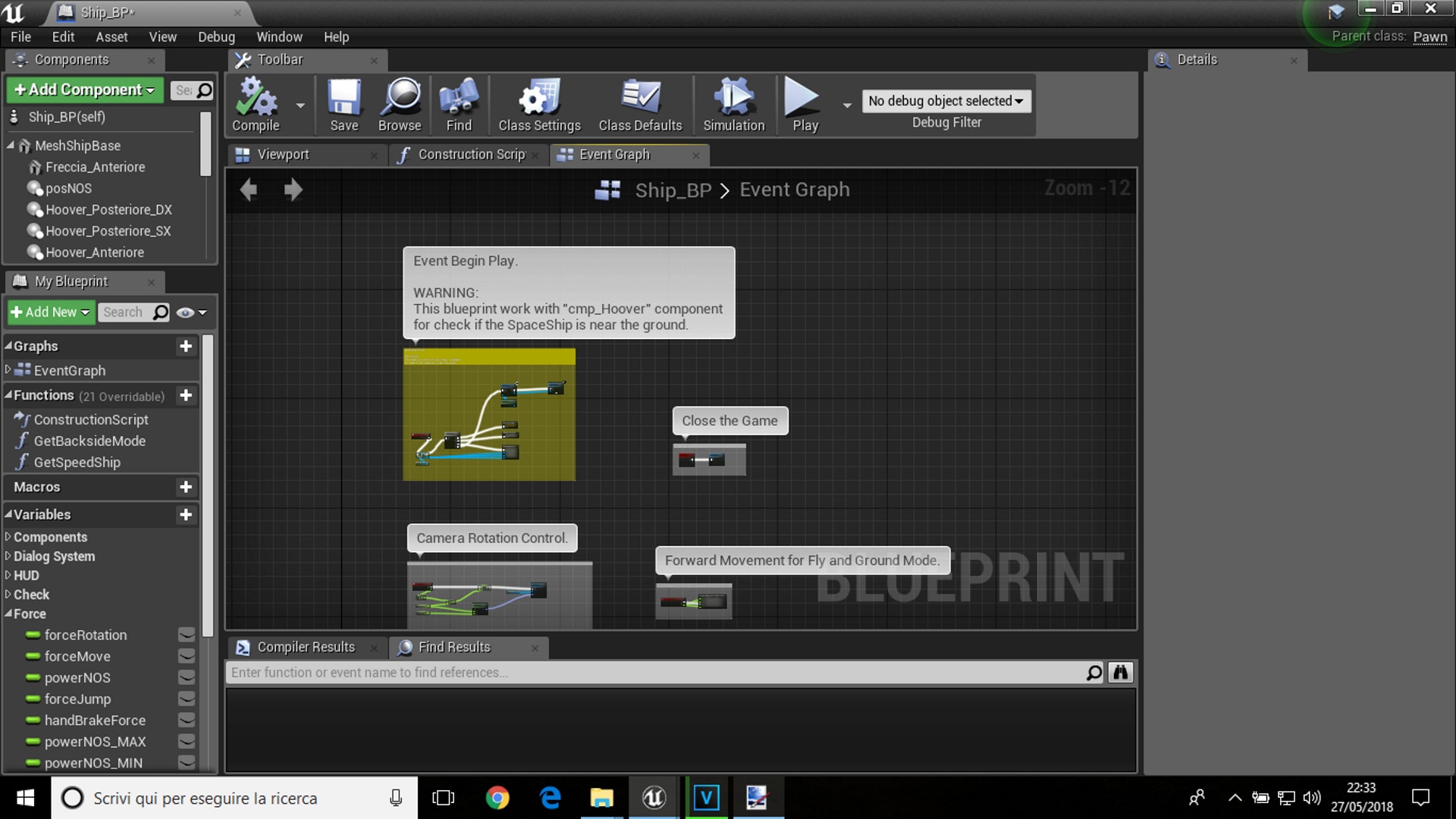 SpaceShip Complete Template in Blueprints - UE Marketplace
