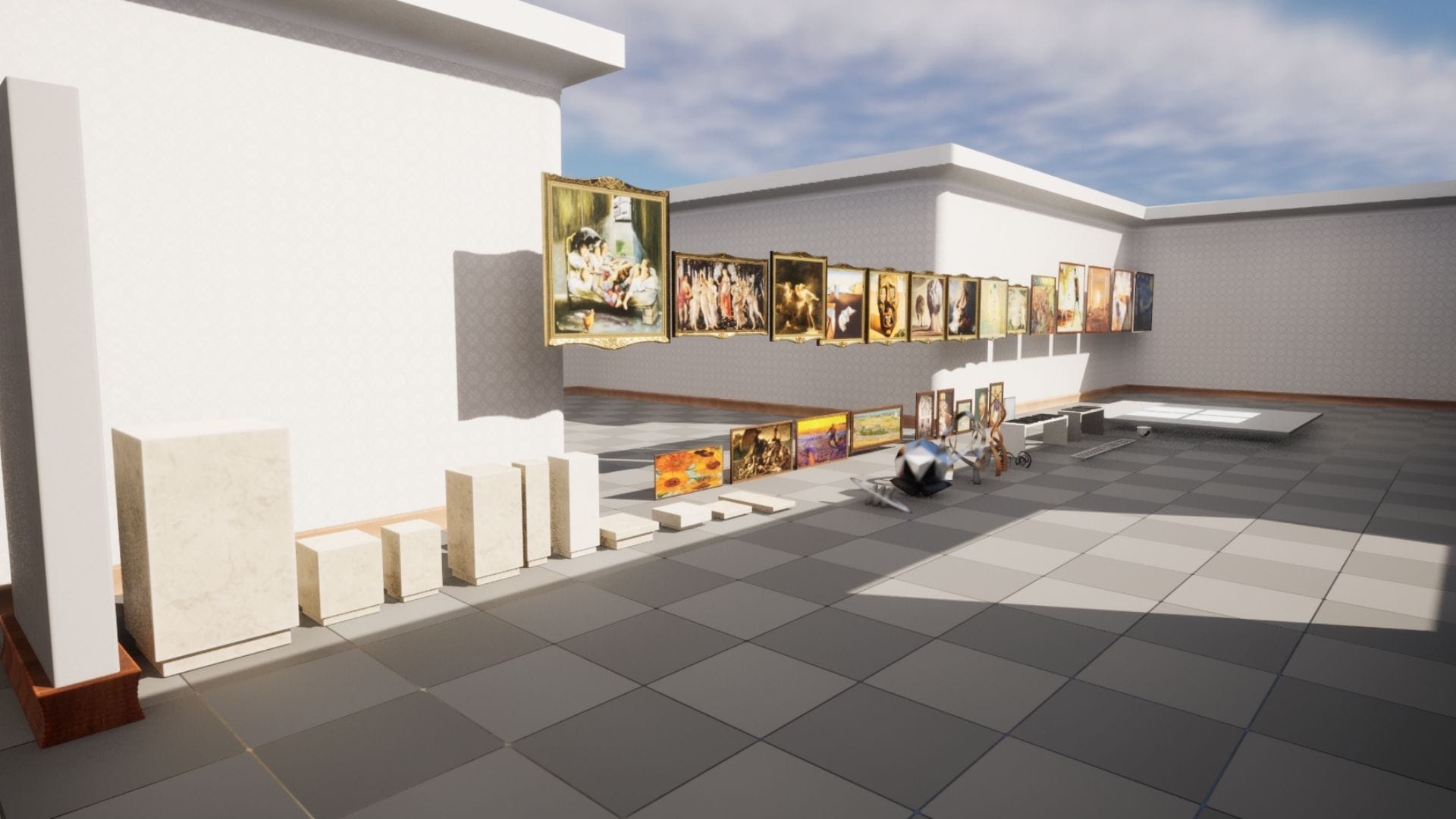Art Gallery - Digital Showroom in Environments - UE Marketplace