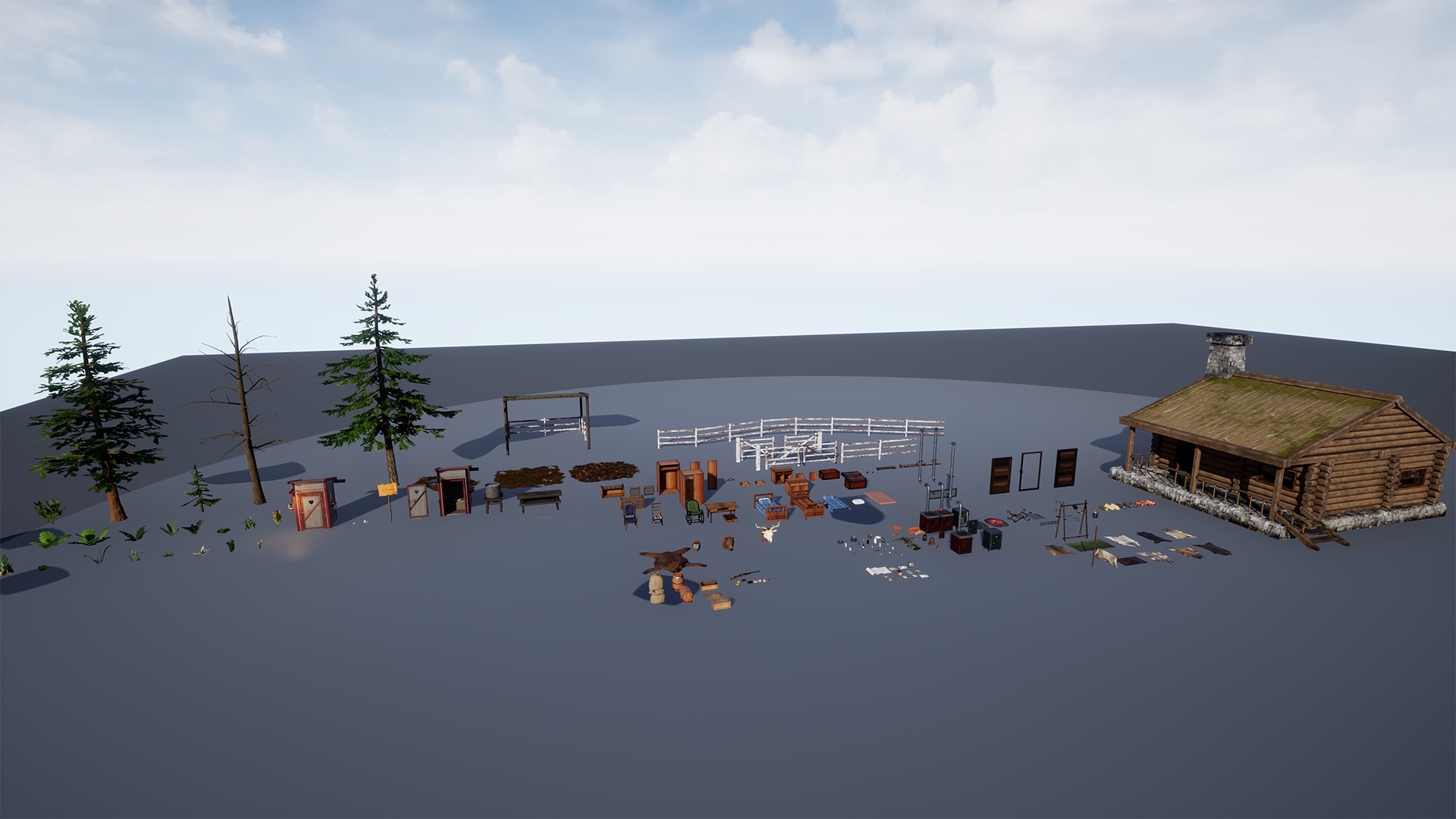 Hunting Hut in Props - UE Marketplace