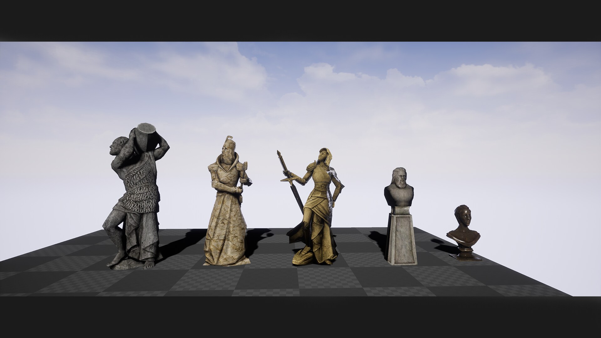 Statue Pack in Props - UE Marketplace