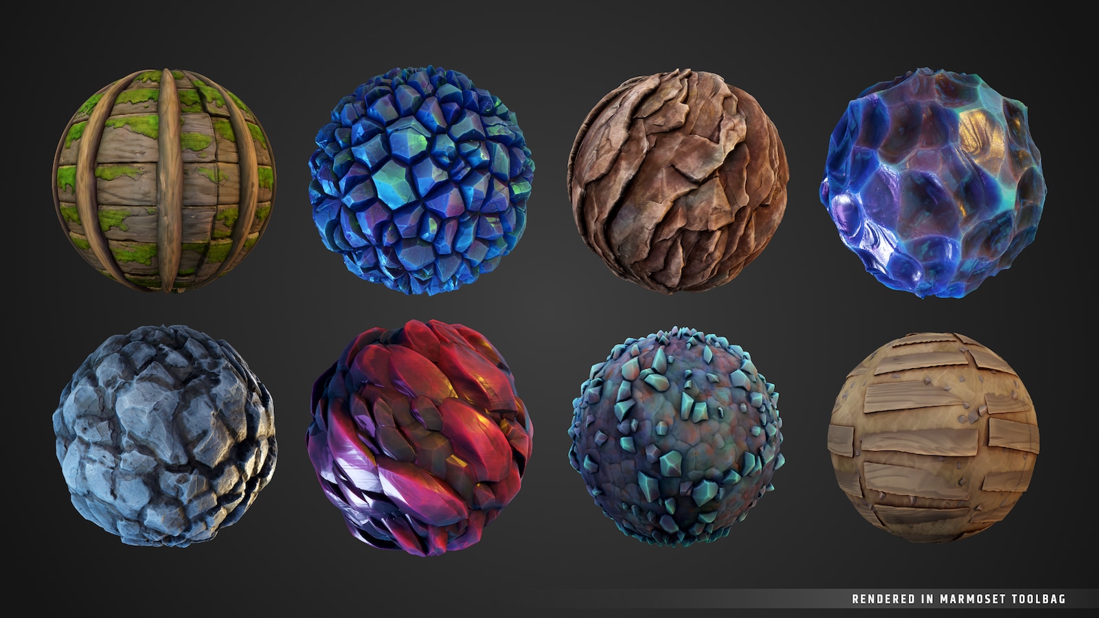 Stylized Fantasy Material Bundle #2 in Materials - UE Marketplace