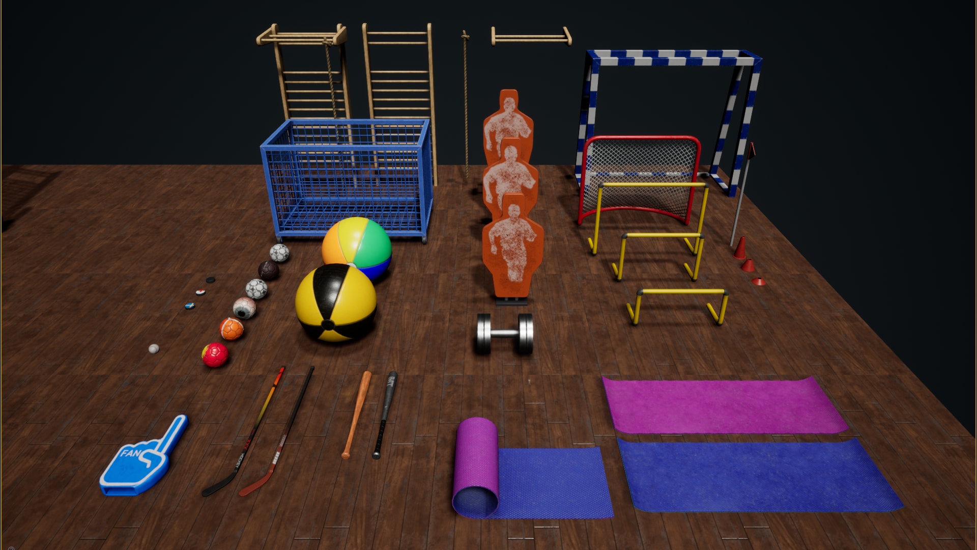 Sport inventory pack in Props - UE Marketplace