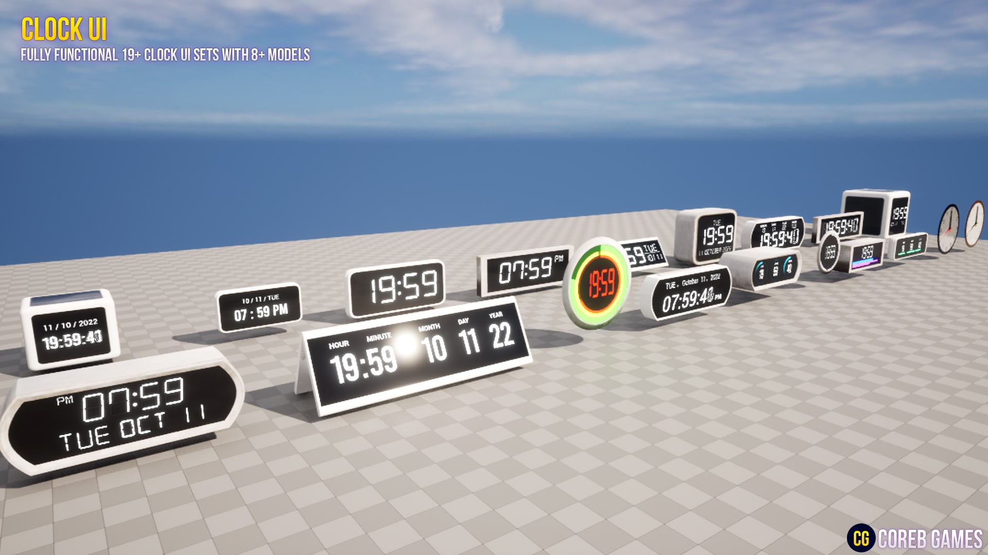 Clock UI Pack – ASSET CLOUD Clock UI Pack – ASSET CLOUD