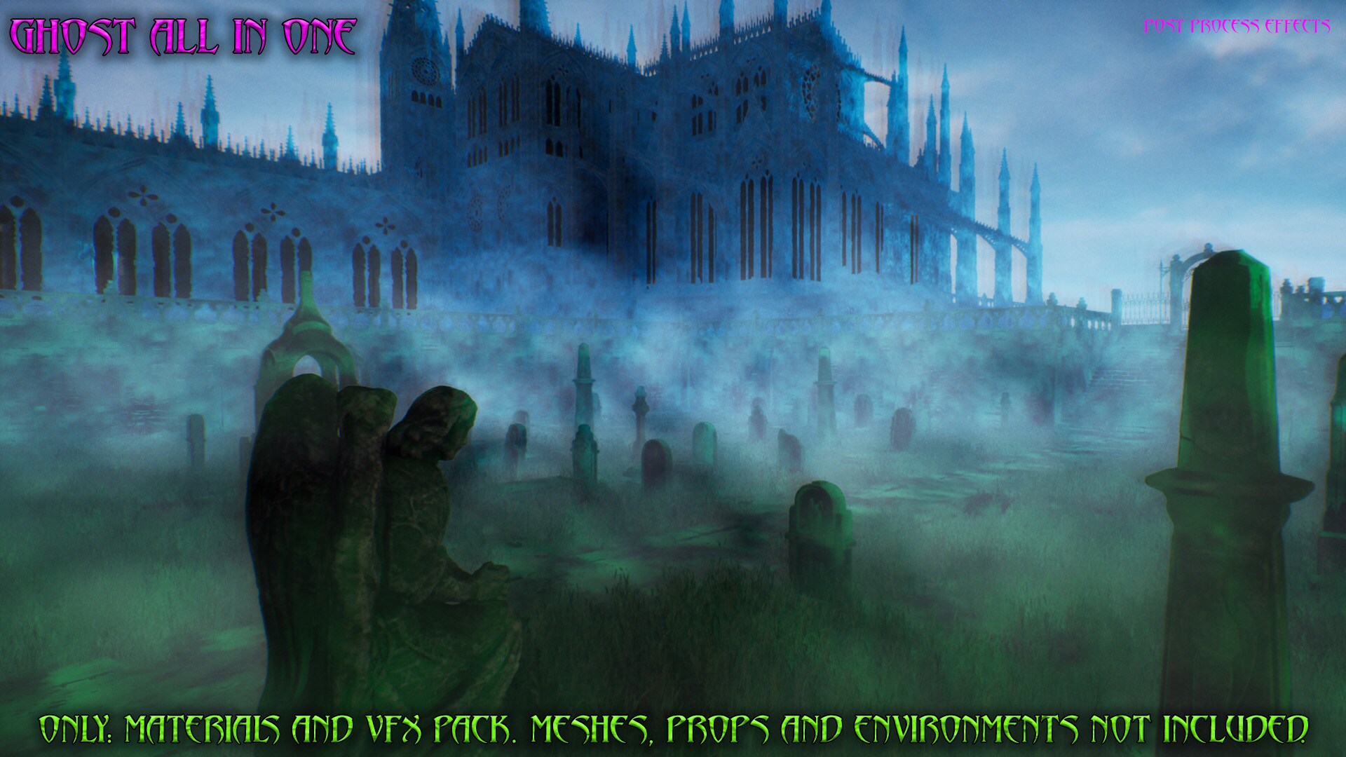 在材质创建的Ghost All In One - 虚幻引擎商城