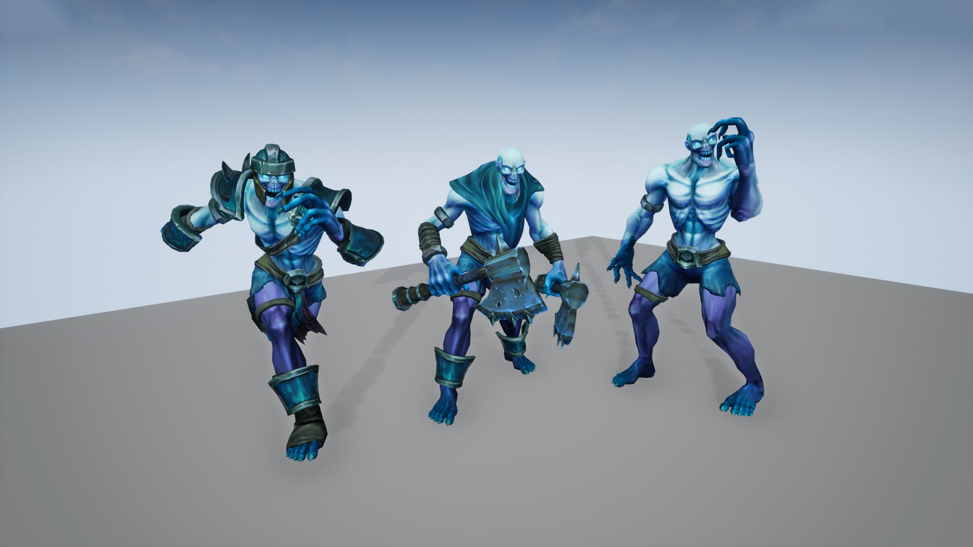 Modular Fantasy Stylized Zombie Hero in Characters - UE Marketplace