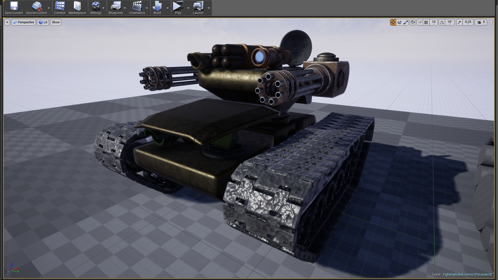 Fighting Robot in Characters - UE Marketplace