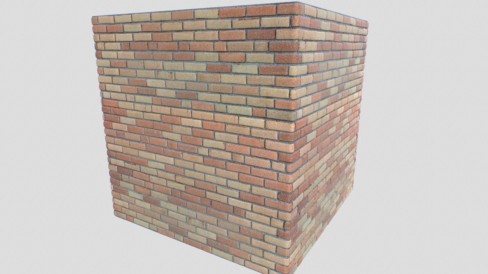 3d Brick Wall Model