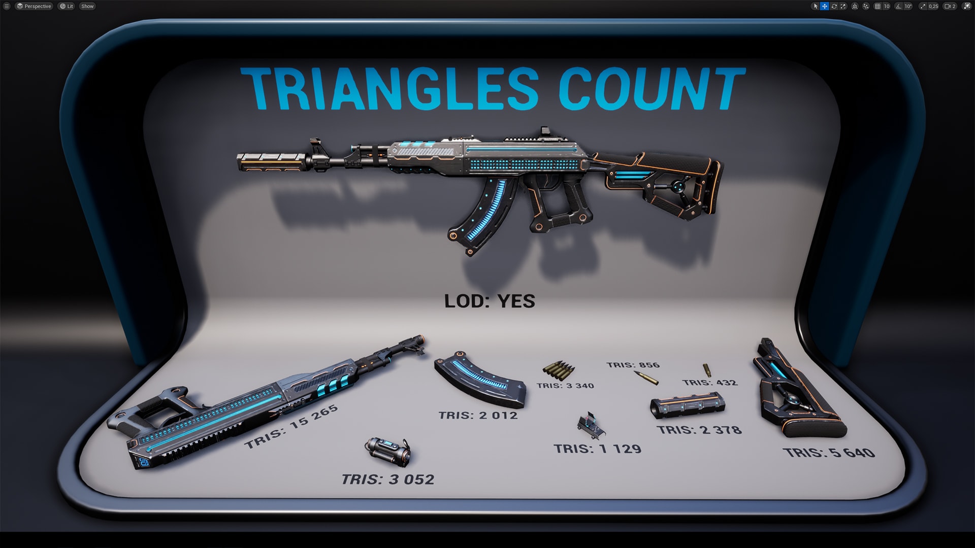 SCI-FI ASSAULT RIFLE - AK-47, 카테고리 무기 - UE 마켓플레이스 SCI-FI ASSAULT RIFLE - AK-47, 카테고리 무기 - UE 마켓플레이스