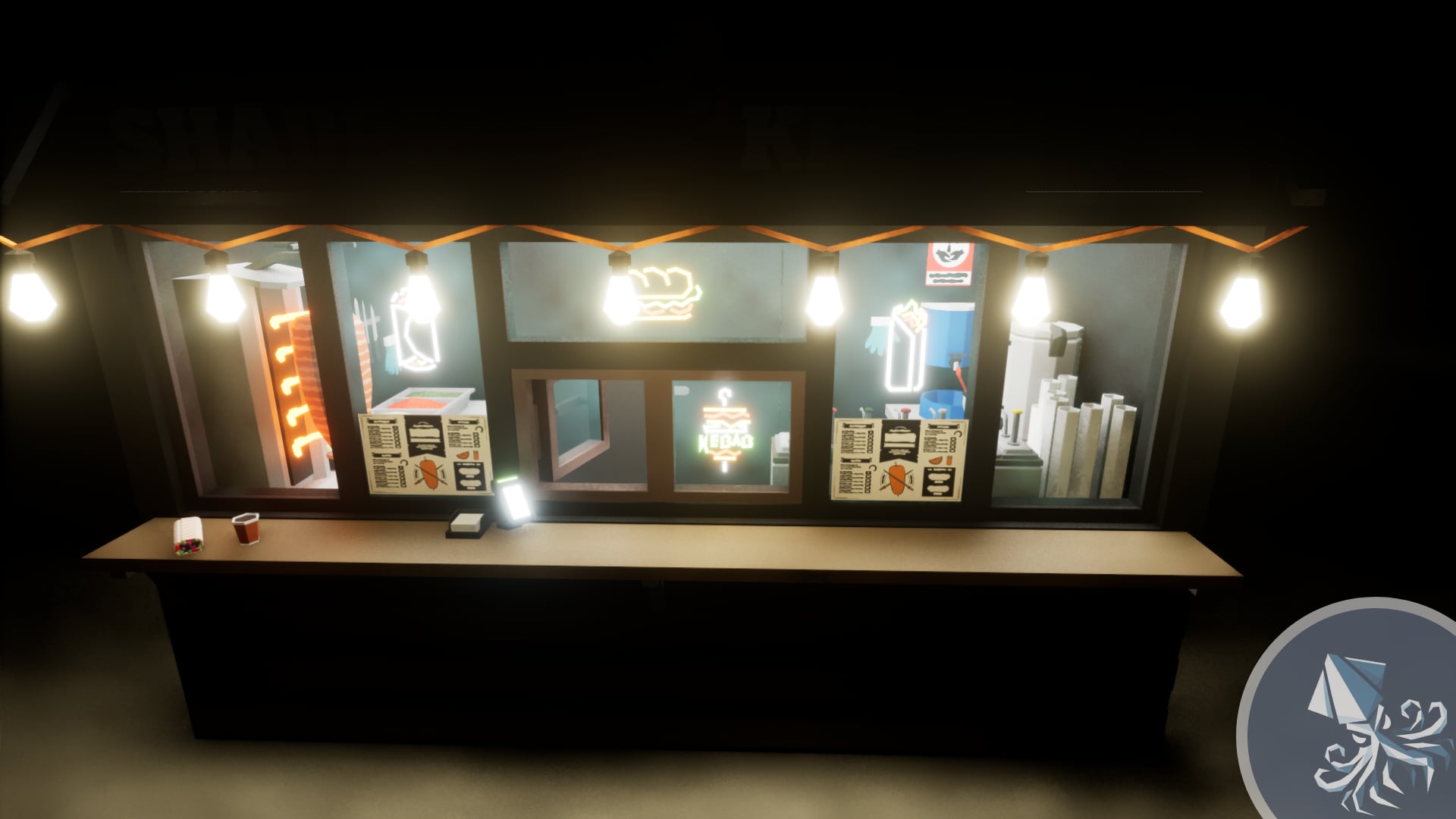 poly shawarma shop in Props - UE Marketplace