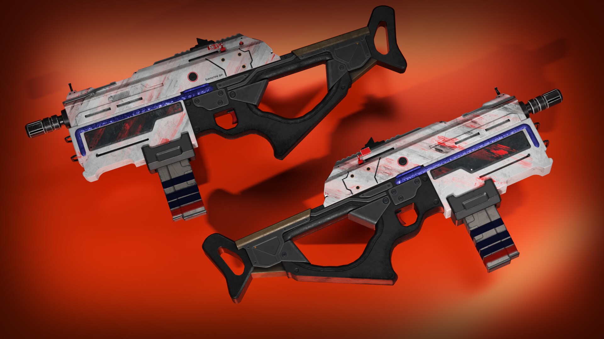 SciFi Assault Rifle SMG, 카테고리 무기 - UE 마켓플레이스