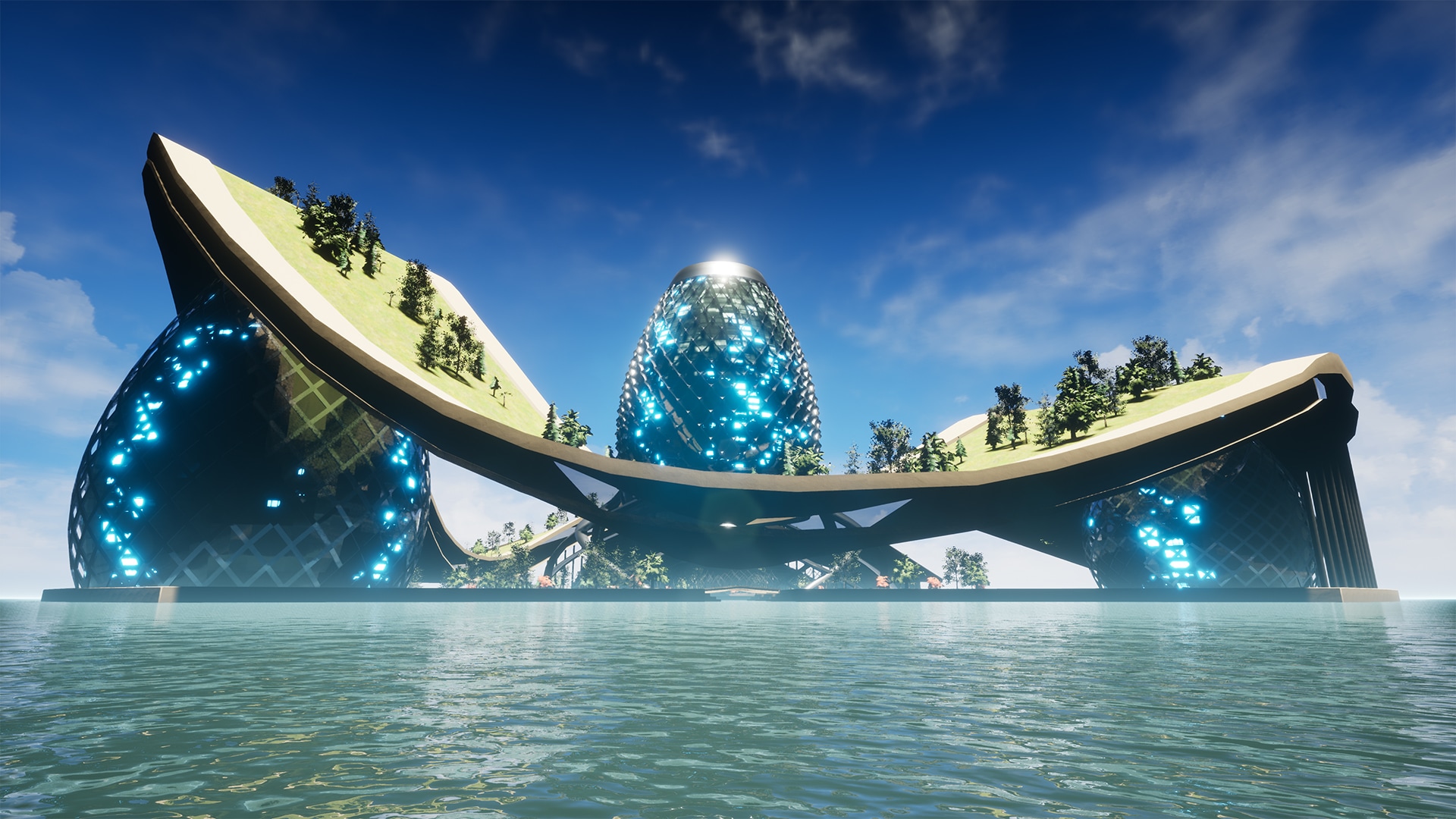 HydroPunk Meta Underwater World in Environments - UE Marketplace