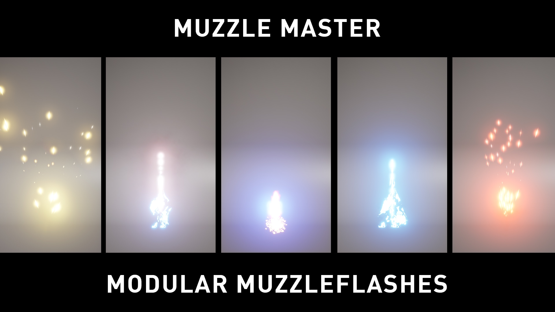 Muzzle Master - Modular Muzzleflashes in Visual Effects - UE Marketplace