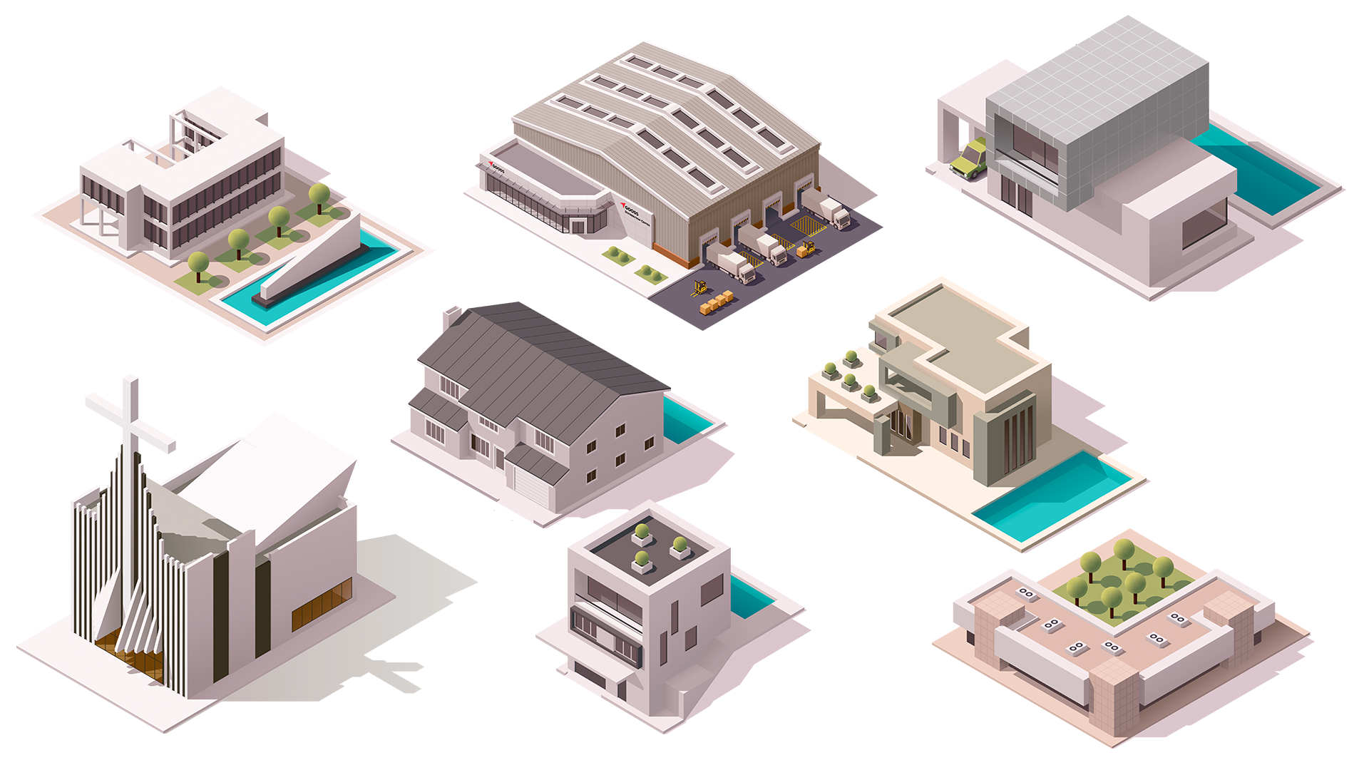 Paper2D Isometric Buildings Part 2 in 2D Assets - UE Marketplace