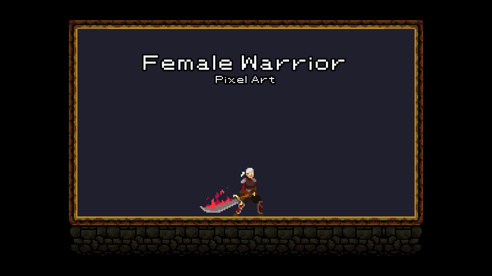 Female Warrior - Pixel Art in 2D Assets - UE Marketplace
