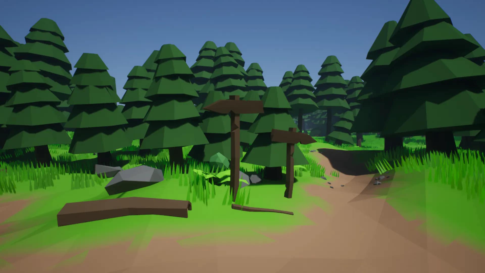 Stylized Forest Landscape + Low poly Forest Vol.1 + Vol.2 in ...