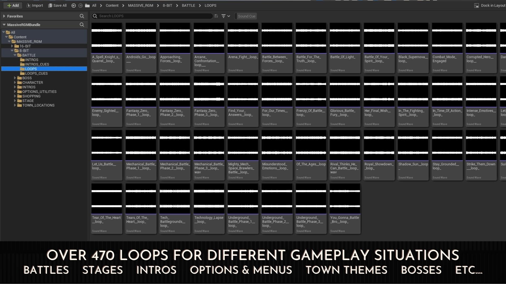 Massive Retro Game Music Bundle in Music - UE Marketplace