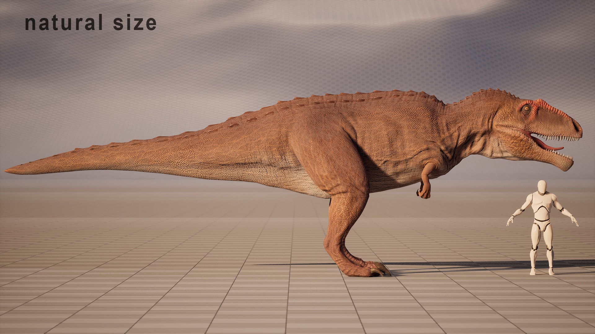 Dinosaur Giganotosaurus in Characters - UE Marketplace