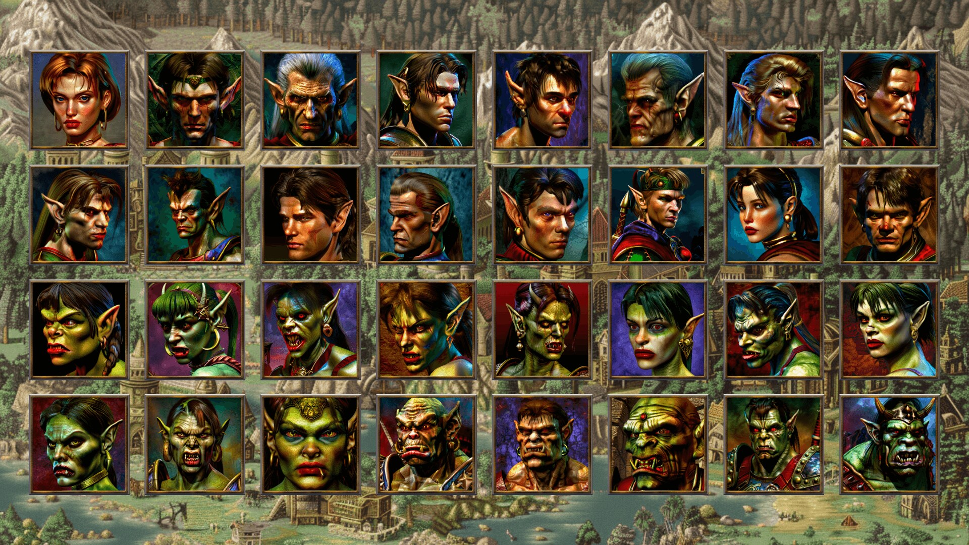 Elf Character Portraits