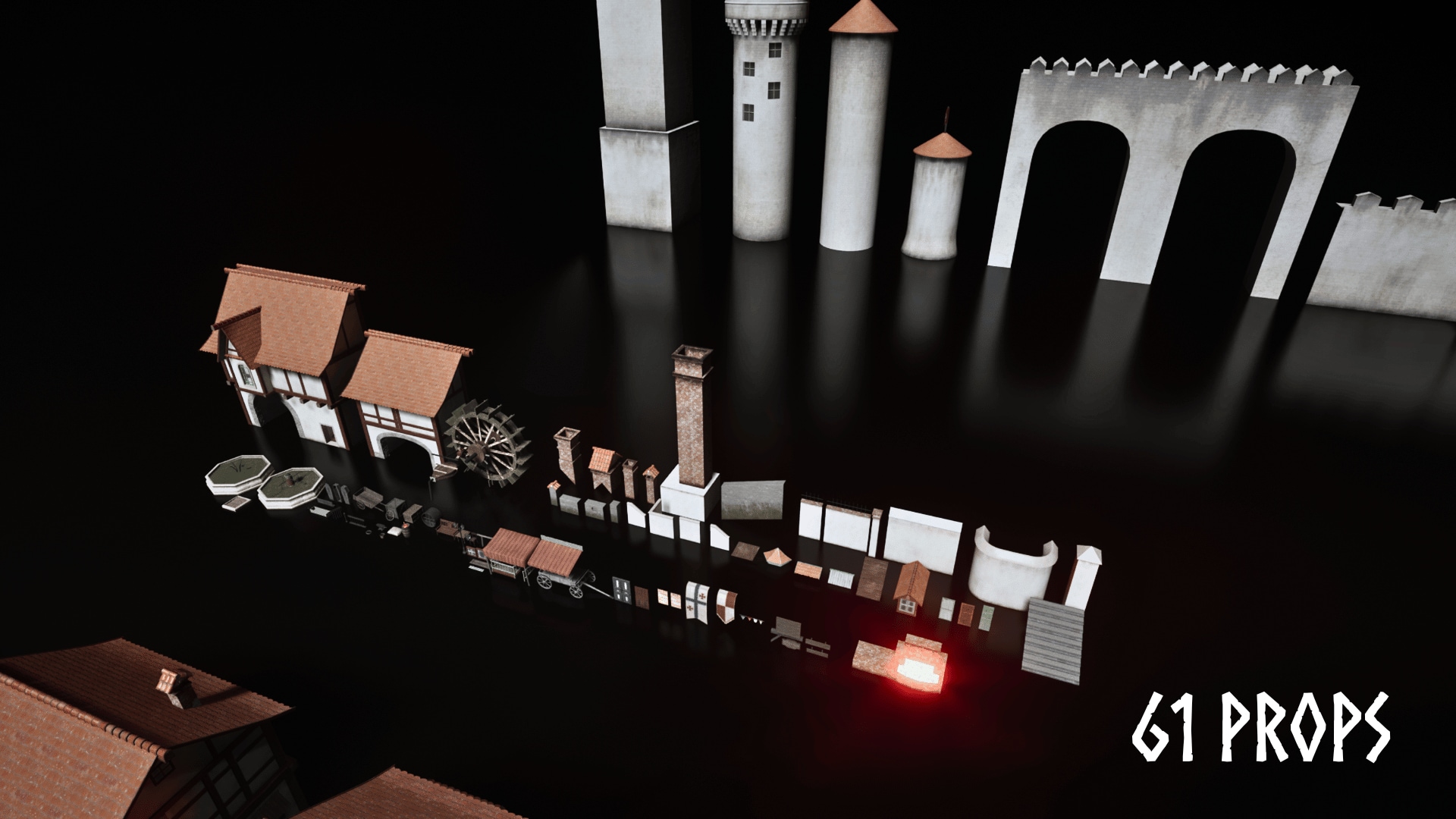 Modular Medieval Houses (Modular House, Houses, Modular Building) in ...