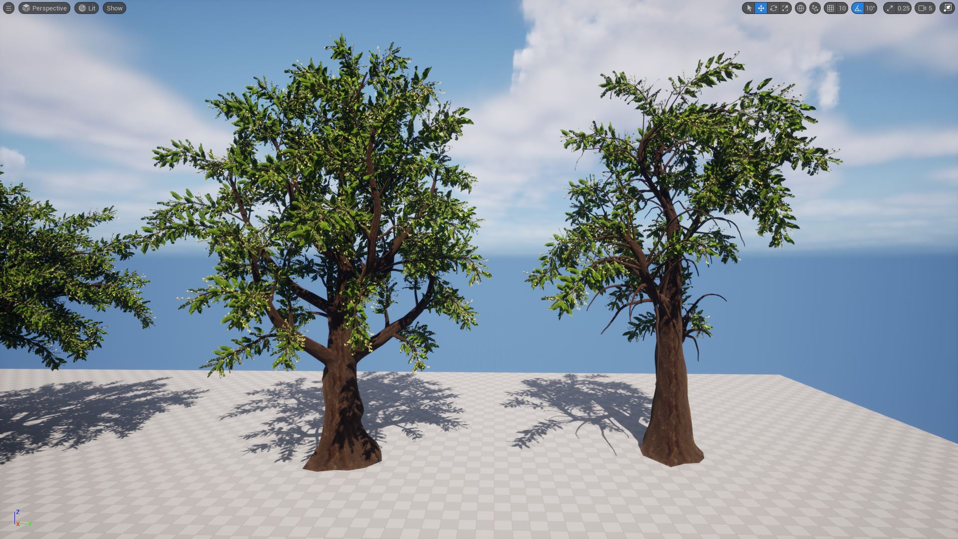10 Realistic tree pack