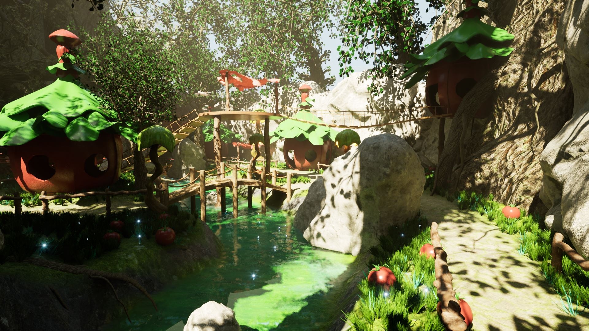 Tomato City Environment Wonderland Asset Cloud