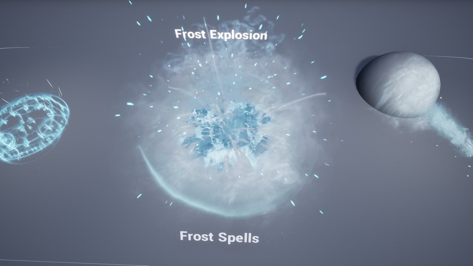 Magic Skills Ice in Visual Effects - UE Marketplace