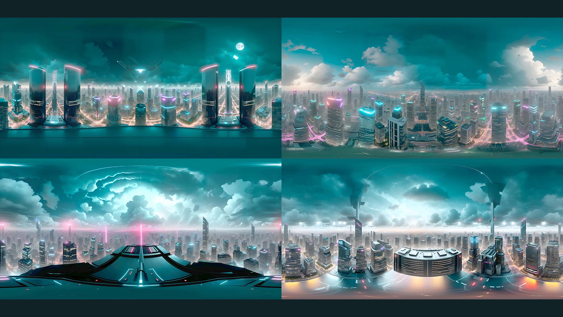 50 FUTURISTIC HDR SKIES WITH HIGH RISE BUILDINGS in Materials - UE ...