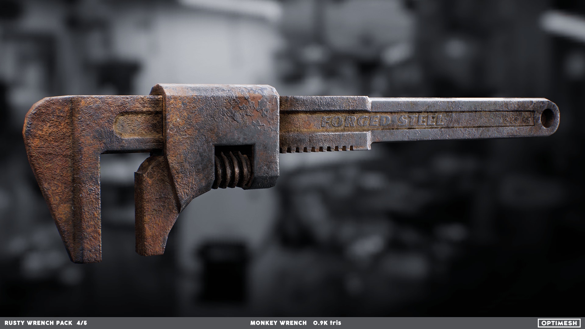 Rusty Wrench Pack in Props - UE Marketplace