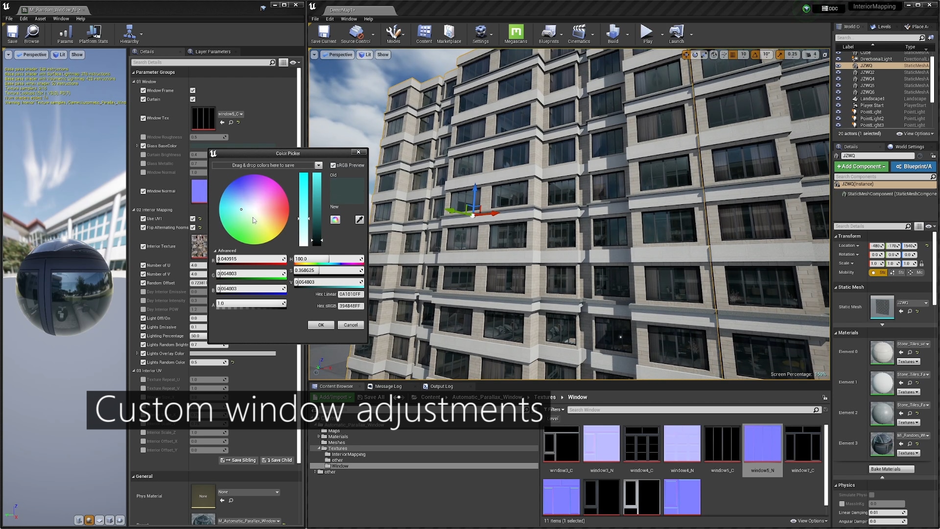 Parallax Interior Cubemap Material - LivingRoom in Materials - UE ...