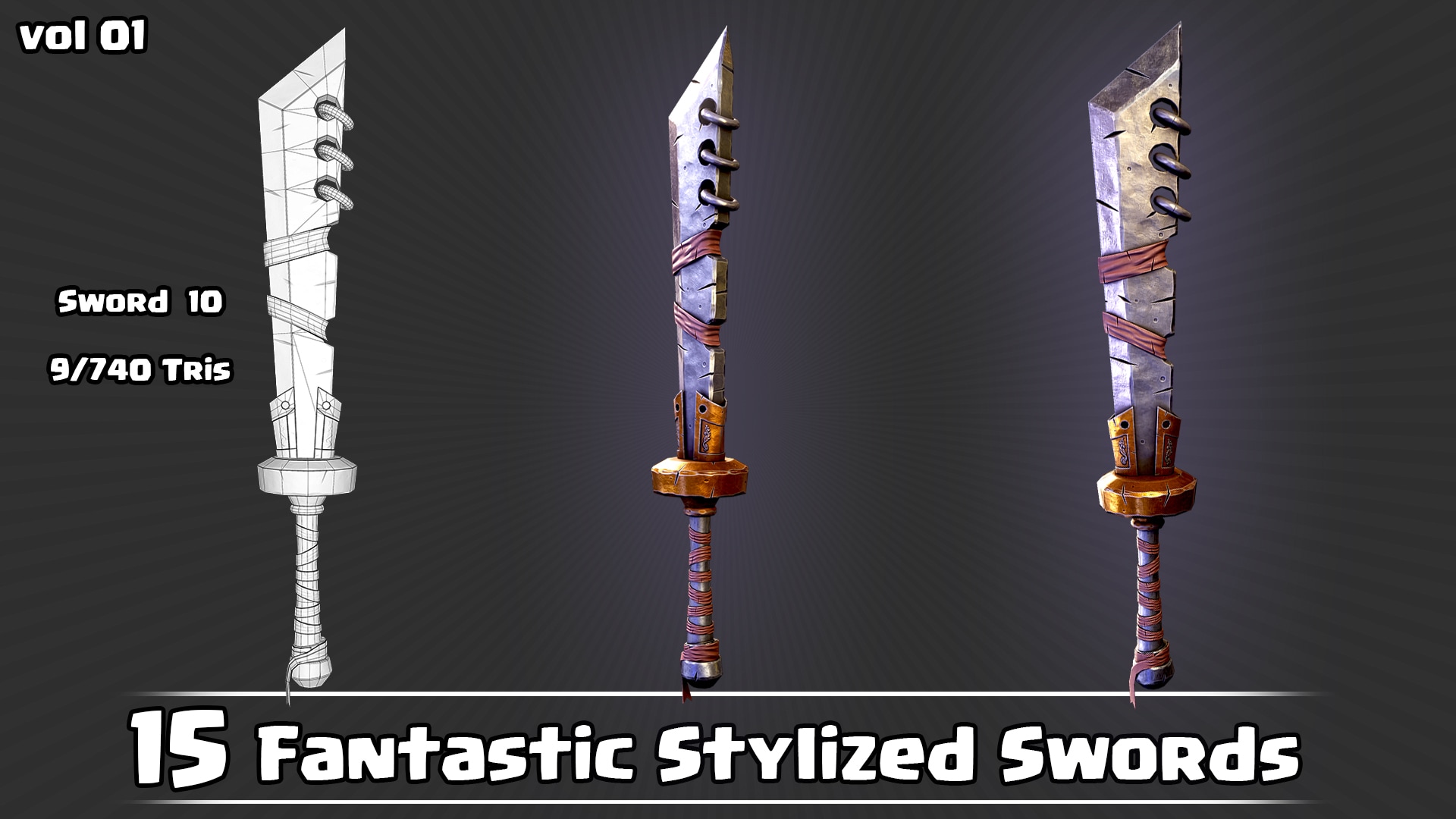 15 Stylized Swords VOL01 in Weapons - UE Marketplace