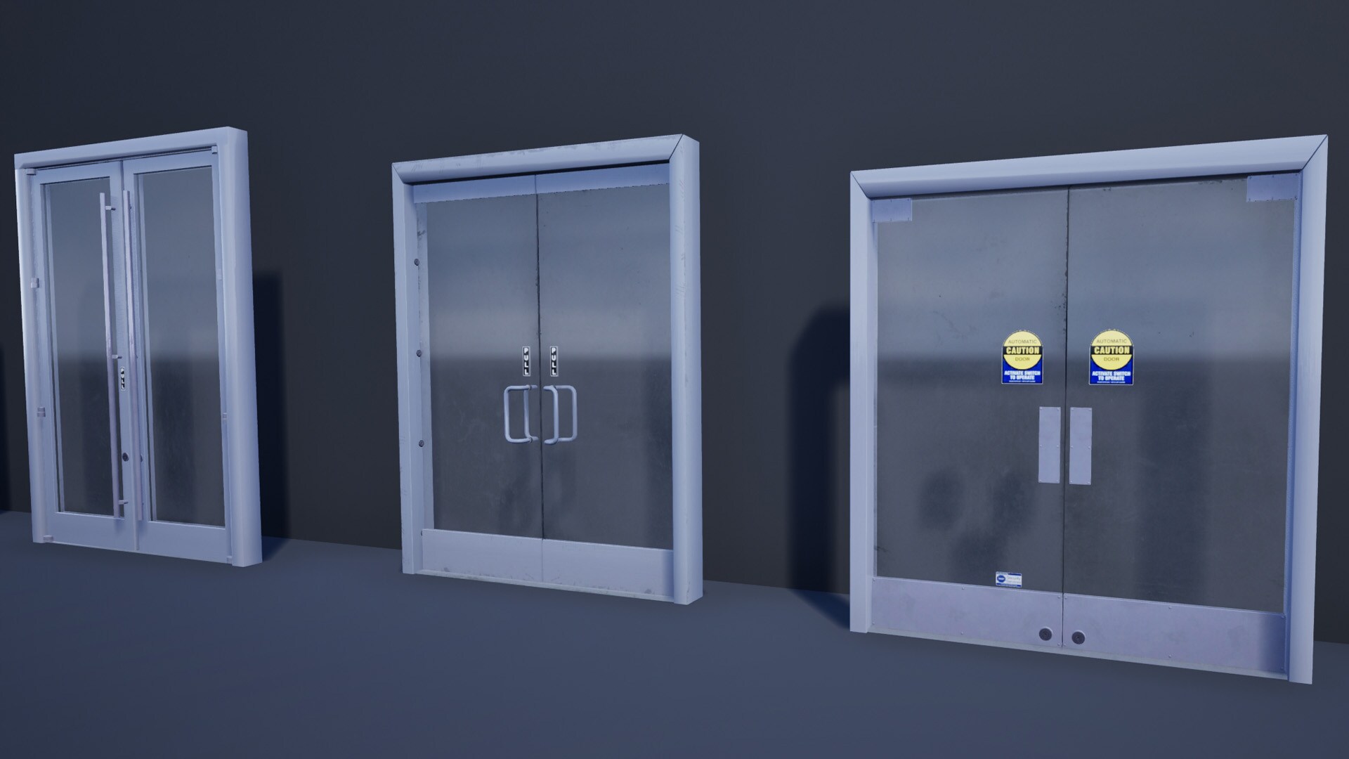 Commercial Glass Doors in Props - UE Marketplace
