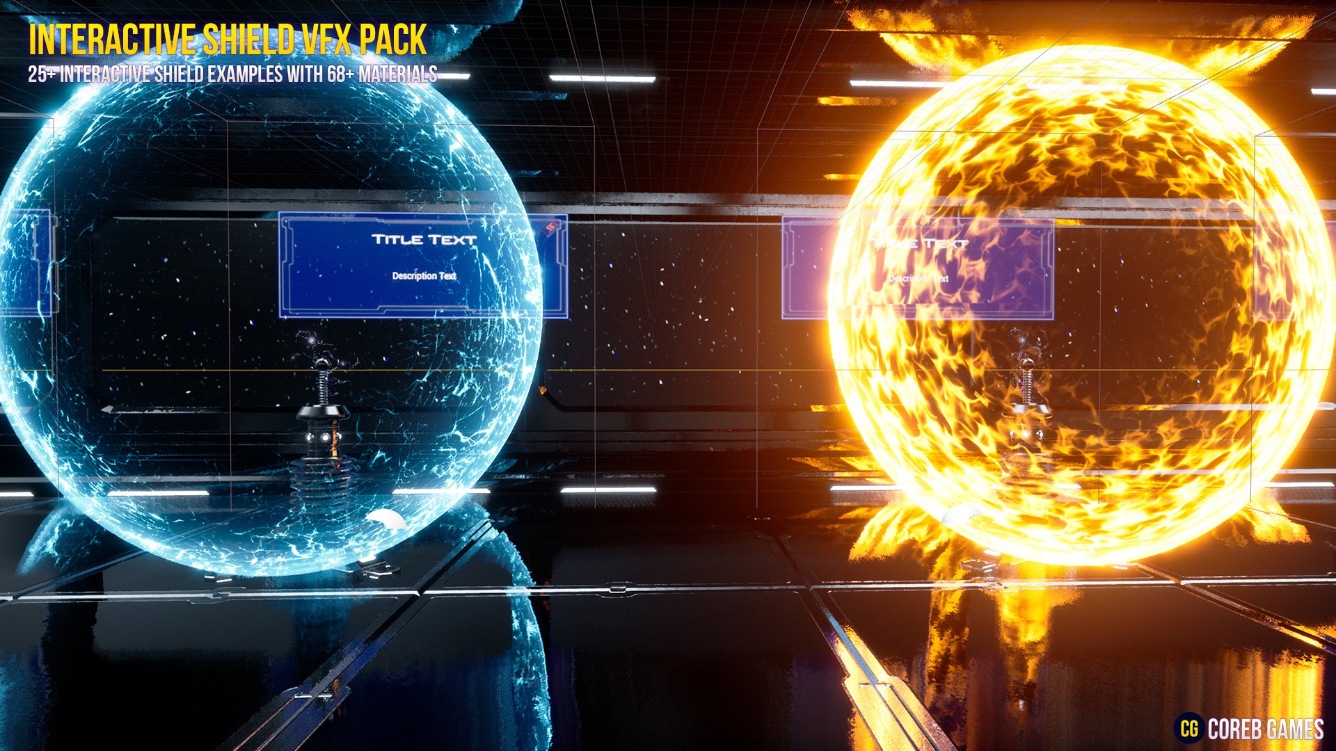 Interactive Shield VFX Pack in Visual Effects - UE Marketplace