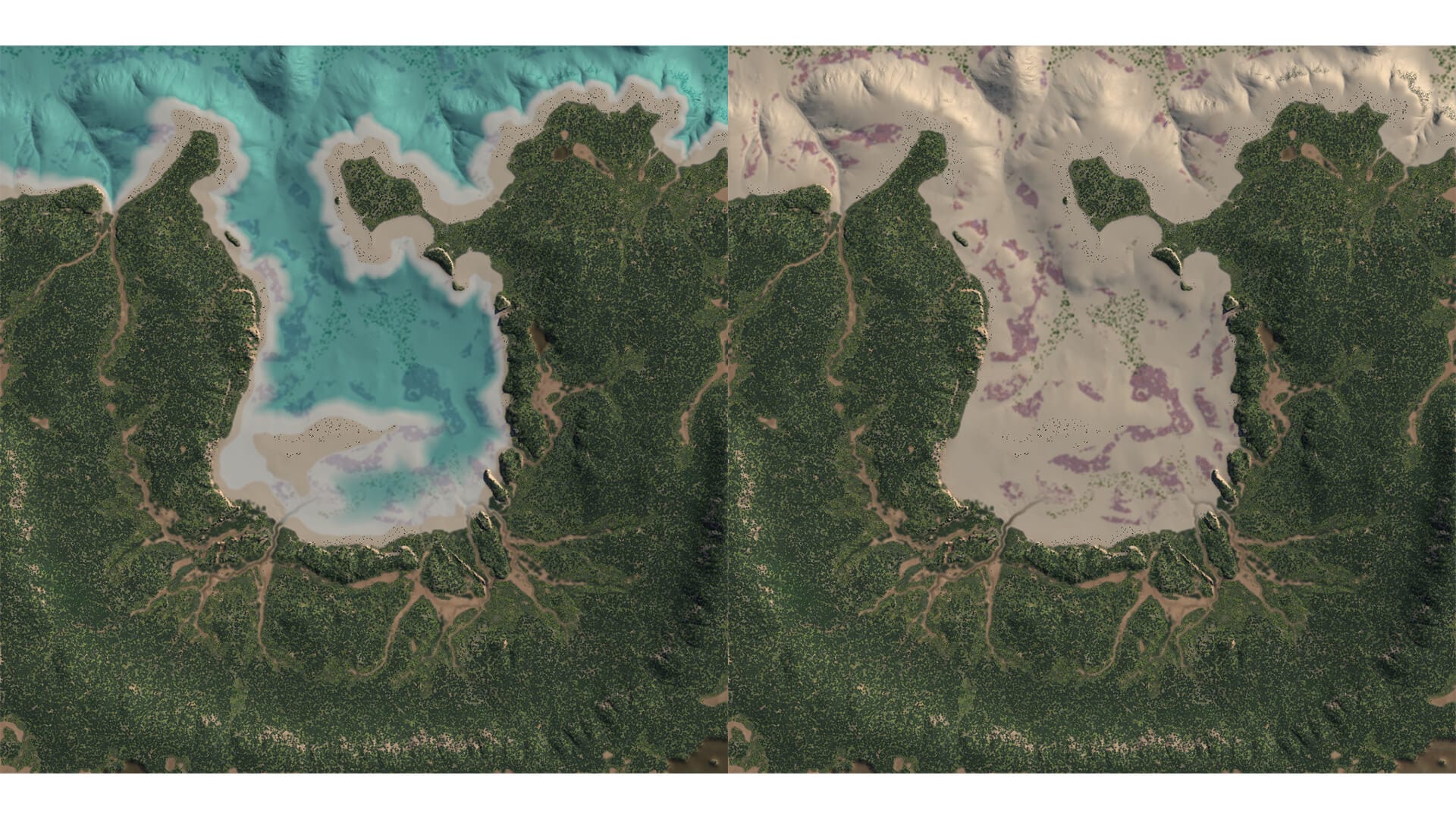 Open World Landscape Heightmap Tropical Pack In Environments Ue Marketplace