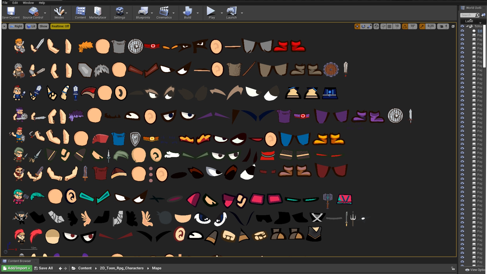 2D Toon Rpg Characters in 2D Assets - UE Marketplace