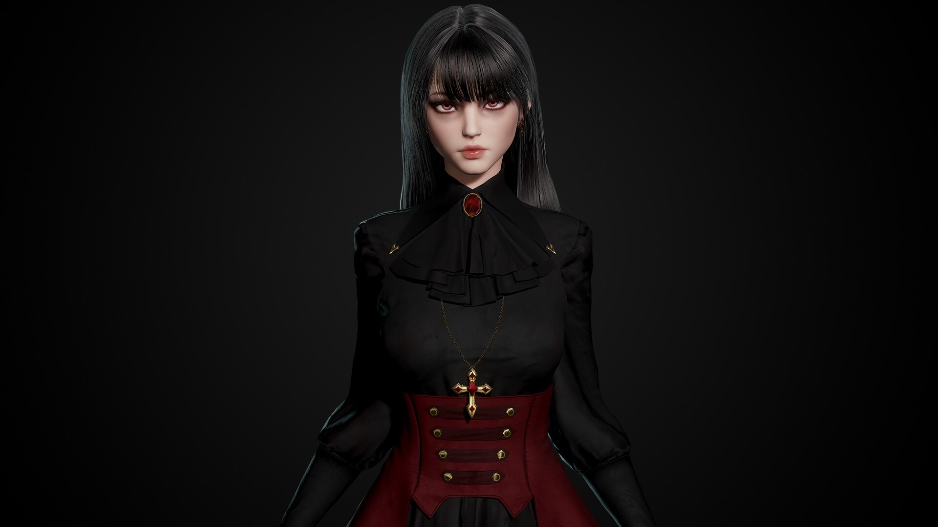 Vampire Girl Modular in Characters - UE Marketplace