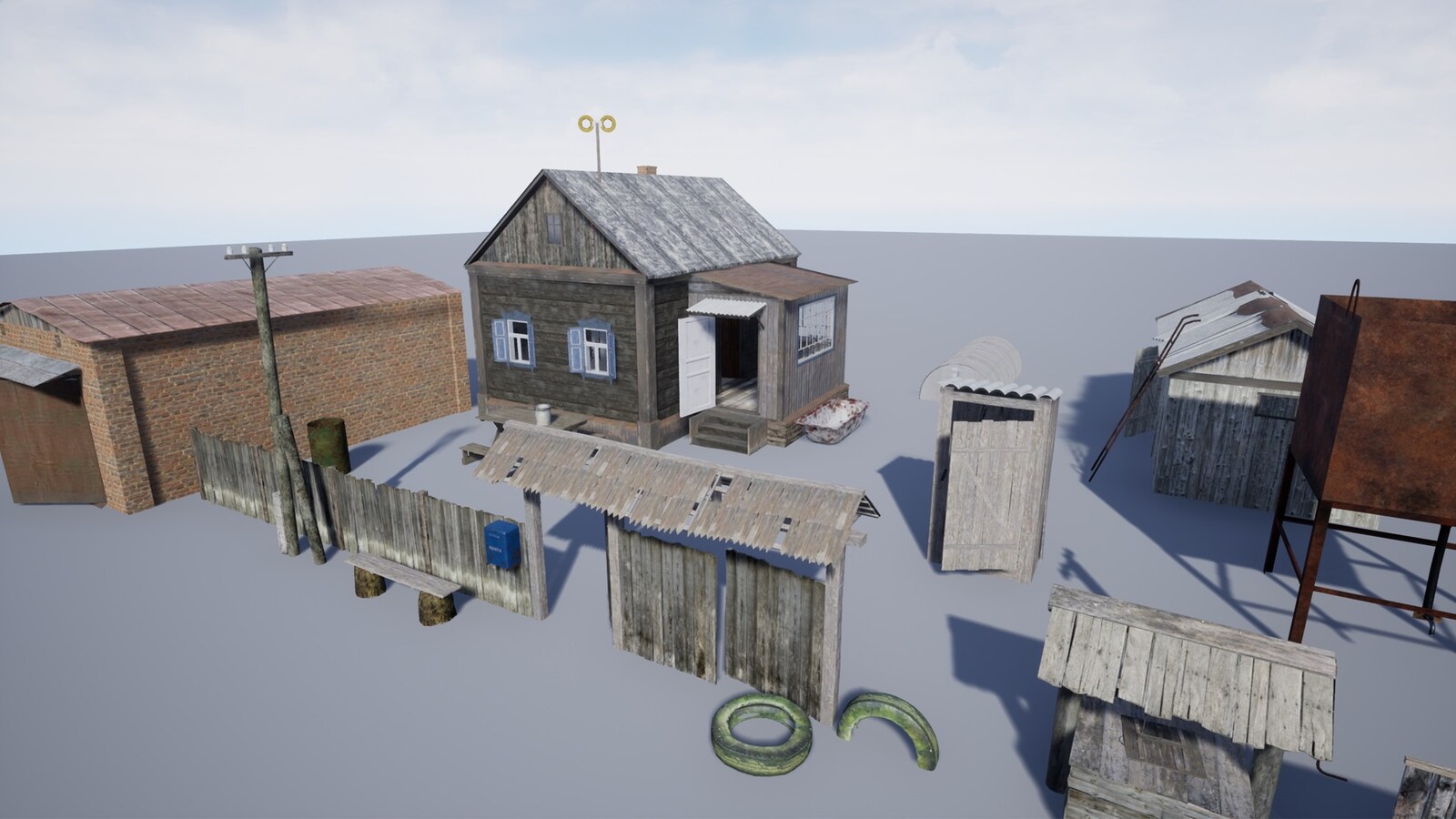Soviet Village Environment Pack in Props - UE Marketplace