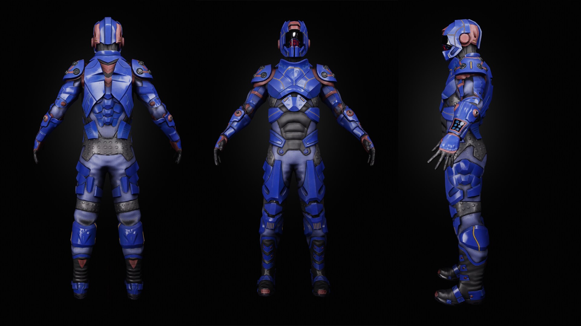 Cyborg man in Characters - UE Marketplace