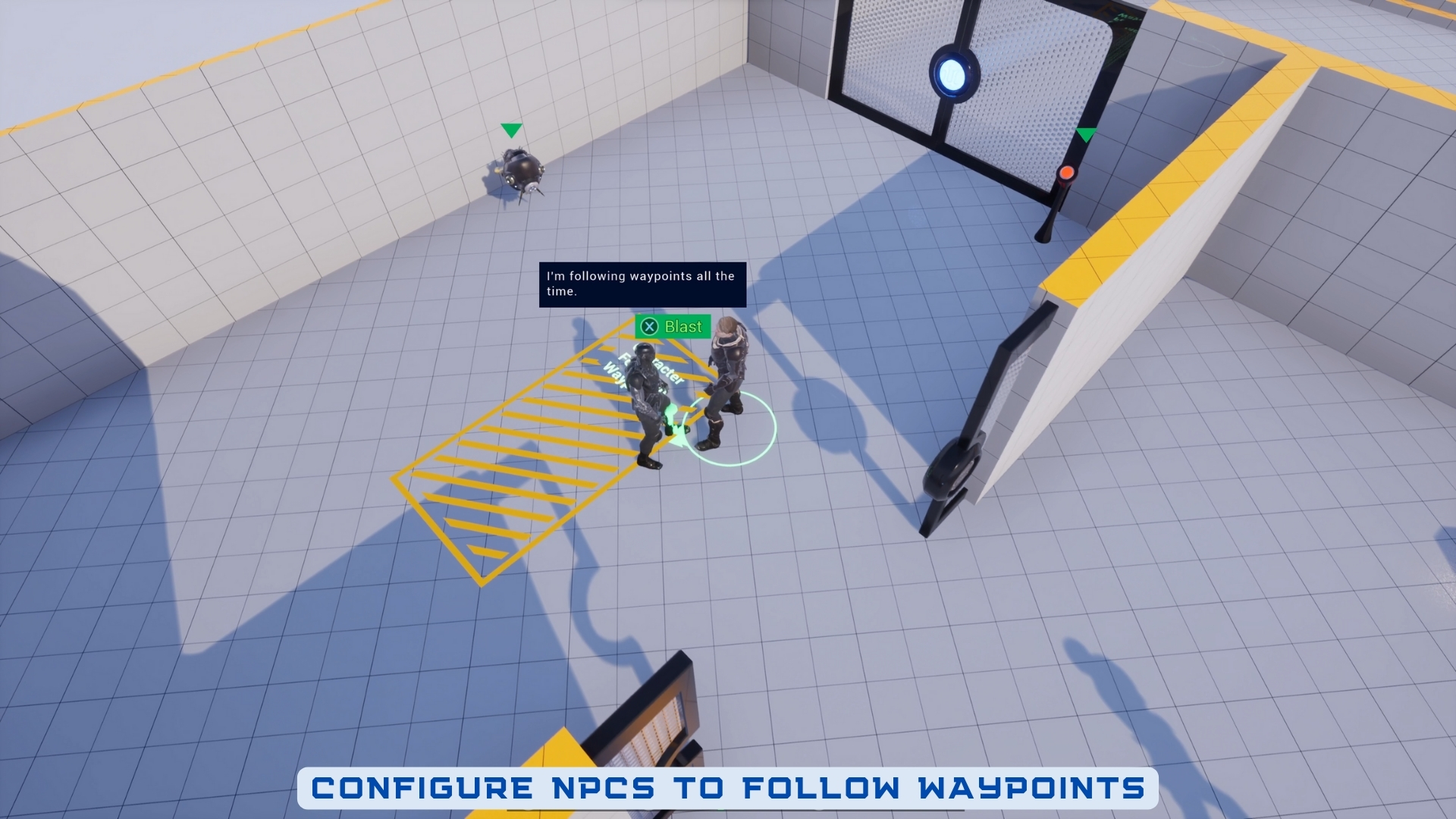 Defender: Animated Dialogue System