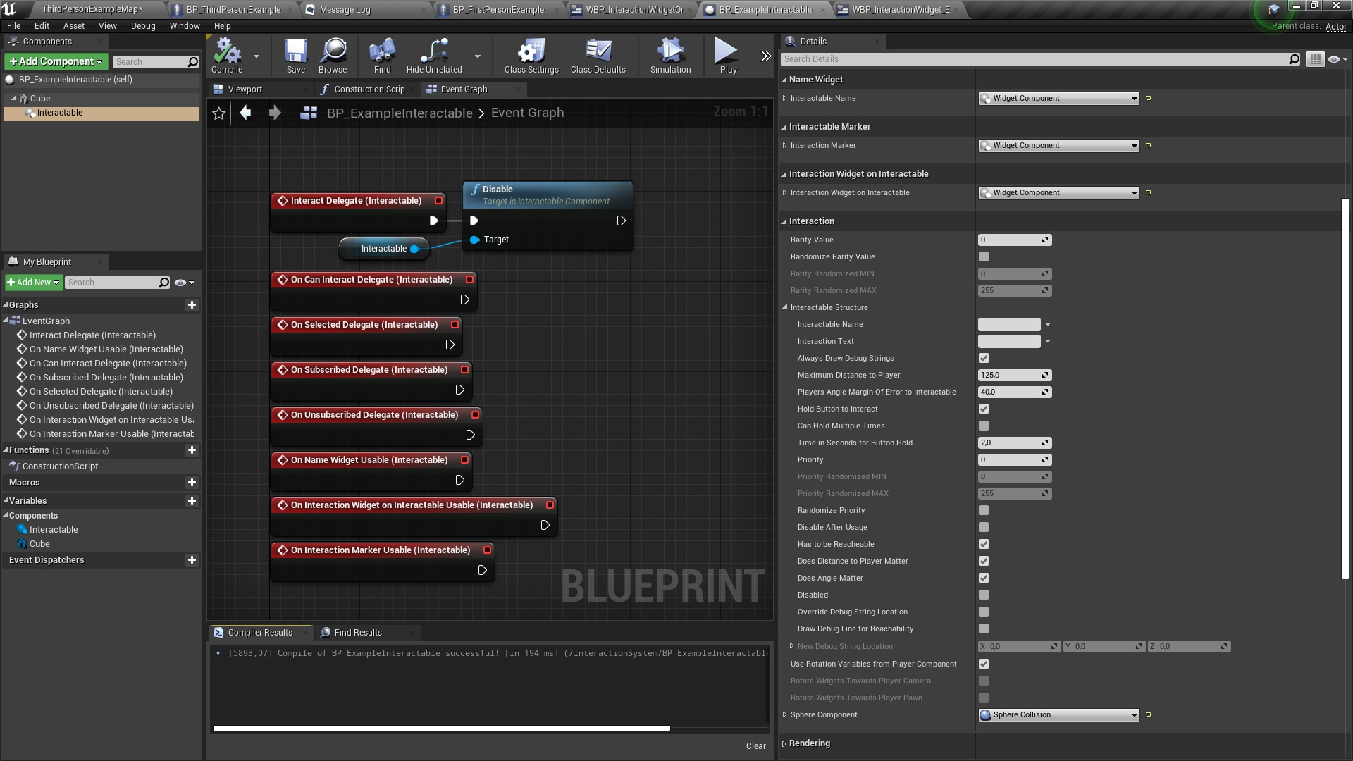 Multi/Single Interaction System in Code Plugins - UE Marketplace