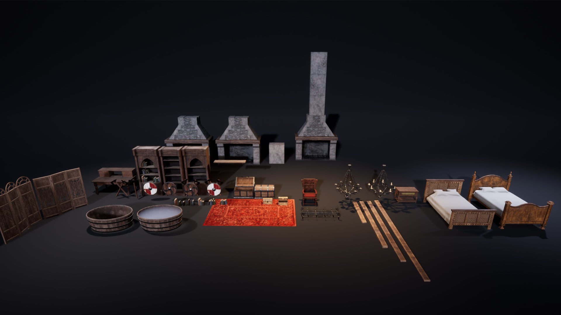 Medieval Tavern Props VOL.4, 카테고리 소품 - UE 마켓플레이스